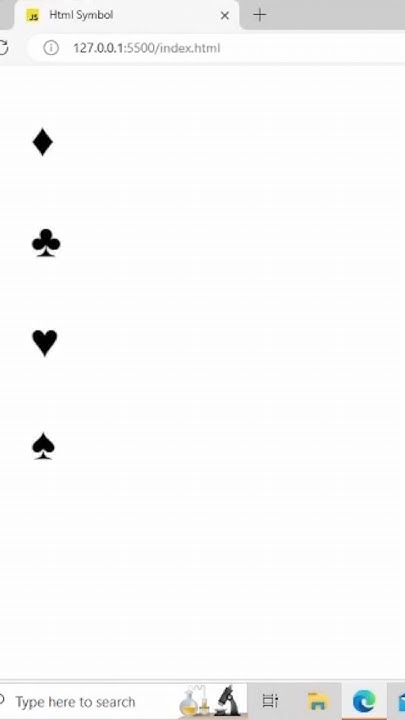 Html Symbols Html Html5 Htmlcssjavascript Css3 Viral Funny Javascript Short Programming