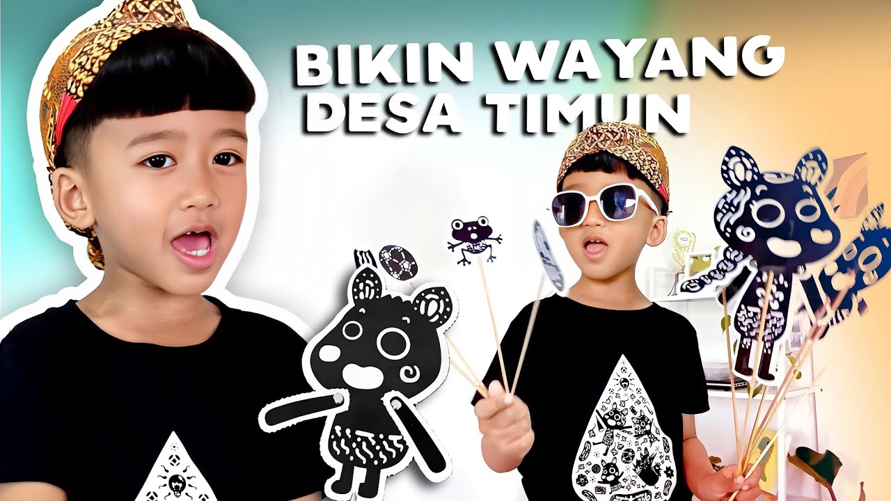 Bikin Wayang Dari Kertas Mudah Lucu Bagus TAYO Bikin Aniwayang Desa ...