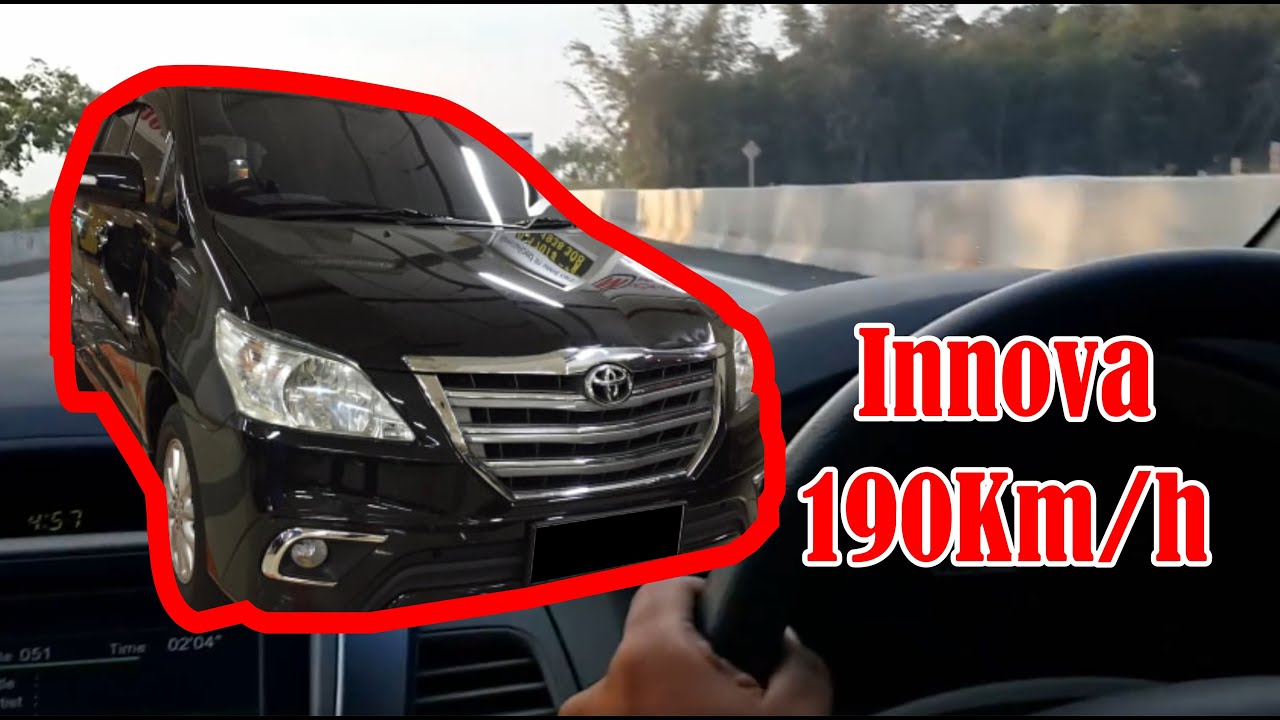 Top Speed Innova 190KM/h - YouTube
