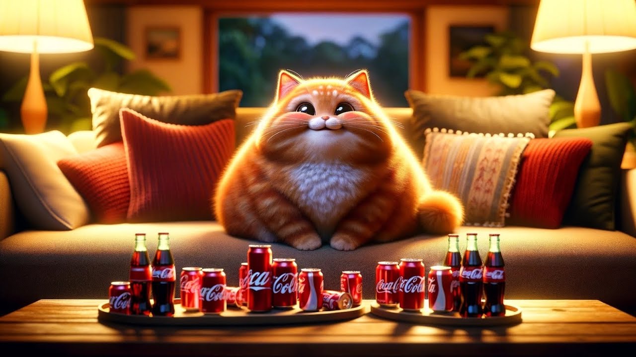 Cat gets cavities from drinking too much Coke#cat - YouTube