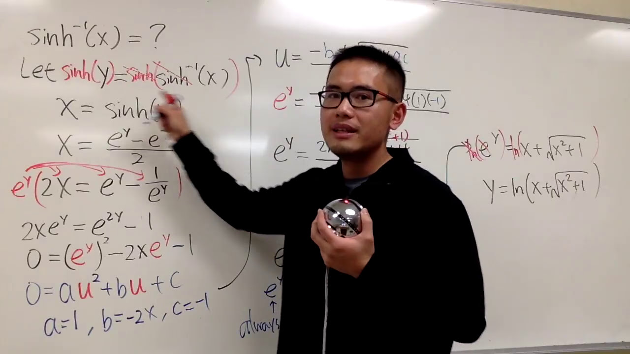 inverse sinh(x) - YouTube