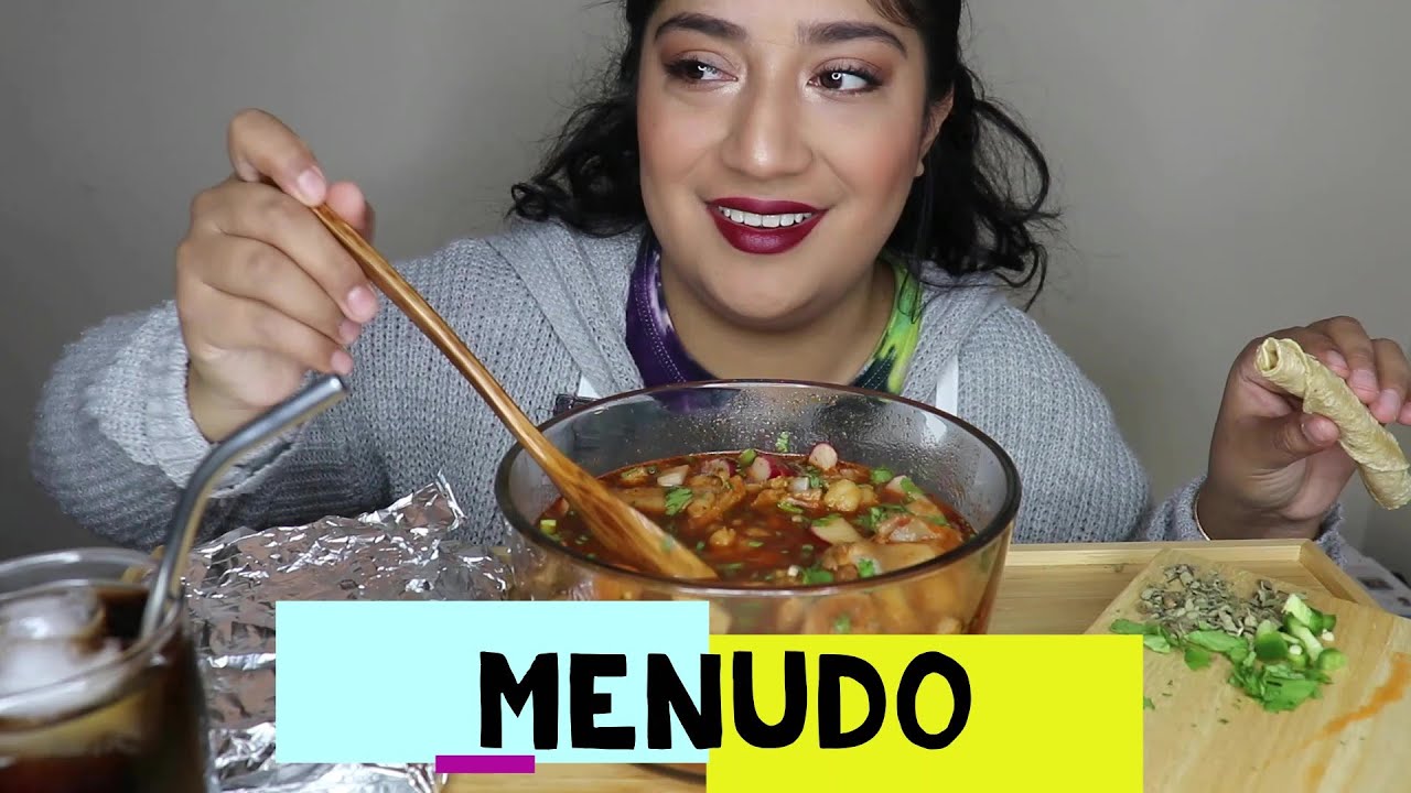 Menudo Mukbang | Cow Foot | Mexican Soup | Everything Elda - YouTube