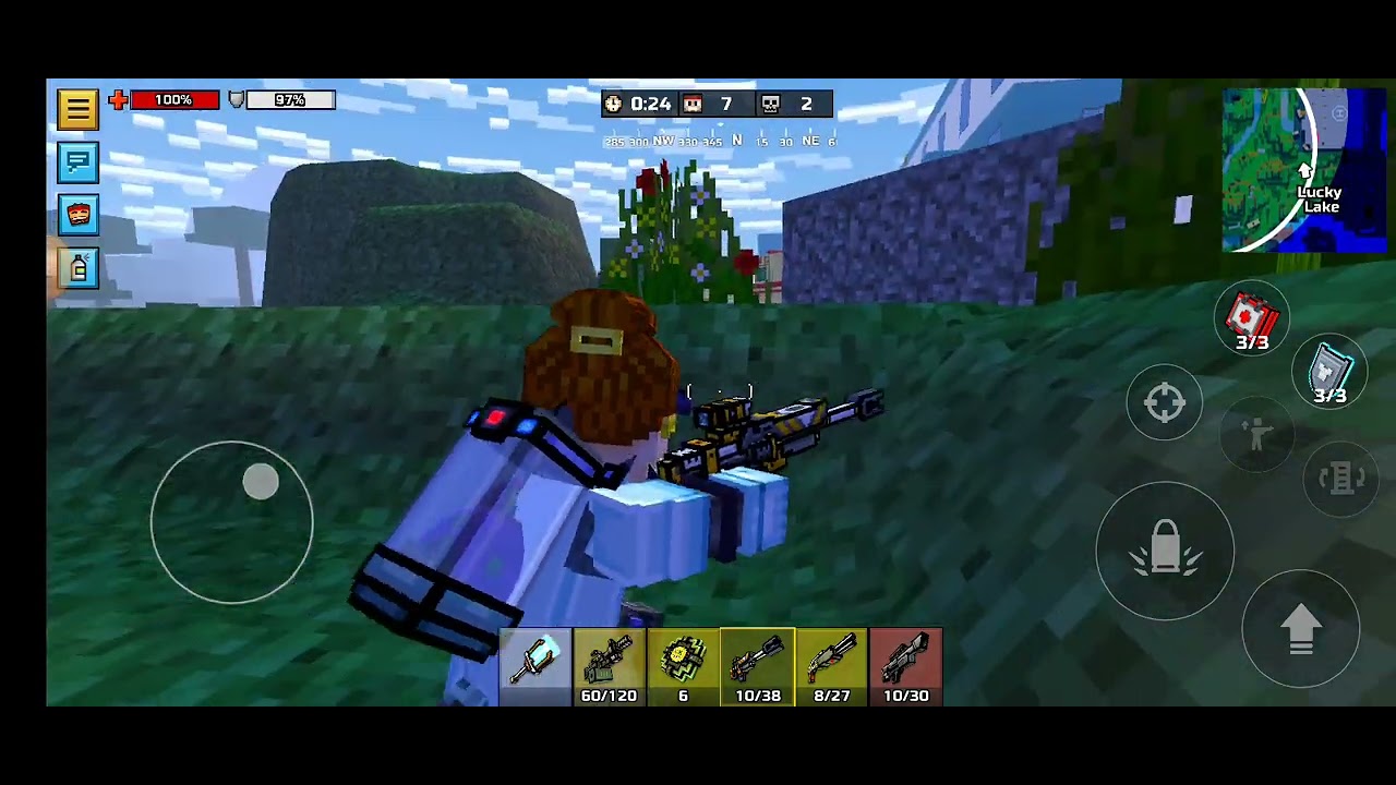 3 Kill Battle Royale Victory ! - Pixel Gun 3D - PG3D - YouTube