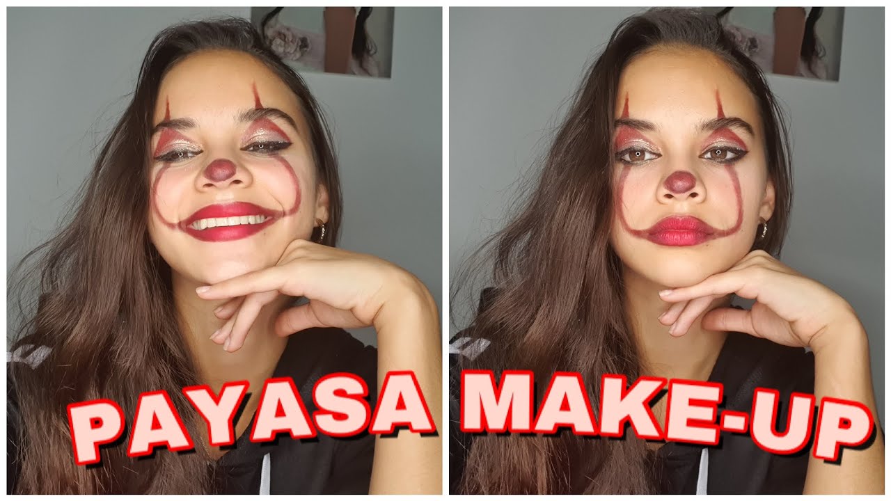 ¡PAYASA MAQUILLAJE de HALLOWEEN! 🤡 | FÁCIL y RÁPIDO | ALESSANDRA NADIA ...