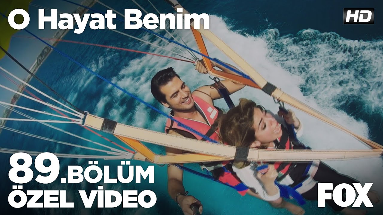 Arda ile Efsun'un parasailing keyfi! O Hayat Benim 89. Bölüm - YouTube