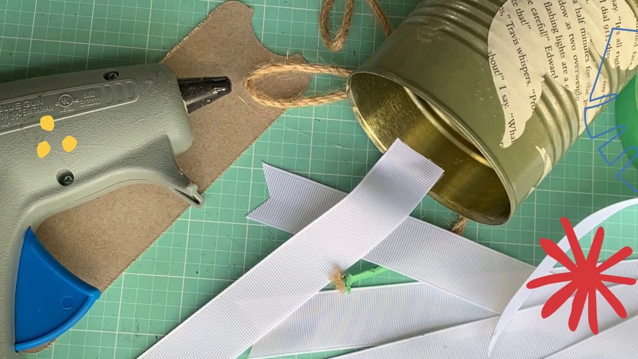 Upcycled Crafts - Tin Can Wind Chimes and Wind Sock - YouTube