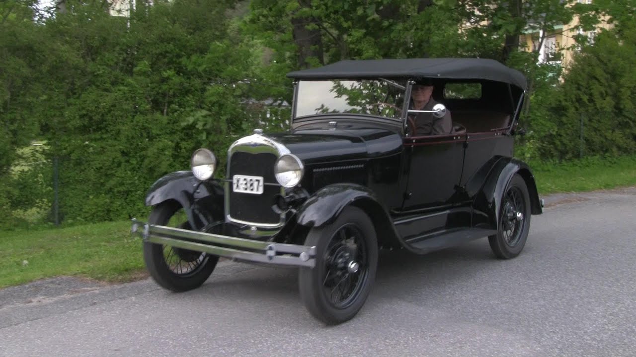 Ford A - 1928 Phaeton - YouTube