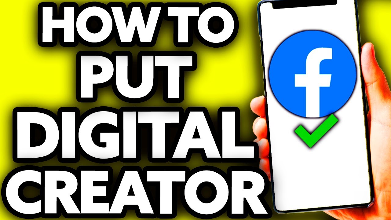 How To Put Digital Creator on Facebook Profile 2025 - YouTube