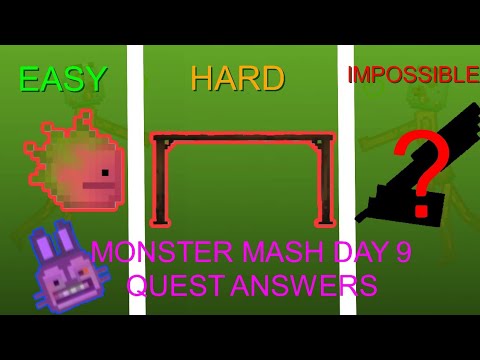 MONSTER MASH DAY 9: QUEST ANSWERS (Melon Playground) - YouTube
