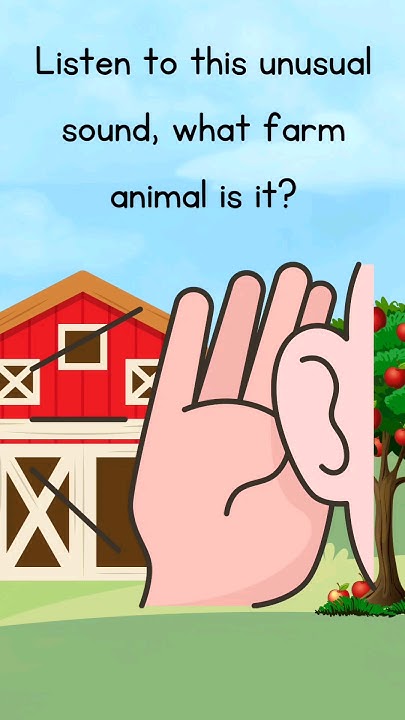 GUESS the farm animal sound multiple choice !!! guessing game and ...
