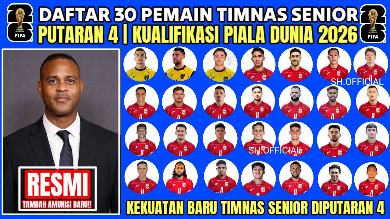 RESMI TAMBAH PEMAIN DIASPORA BARU !! DAFTAR PEMAIN TIMNAS SENIOR ...