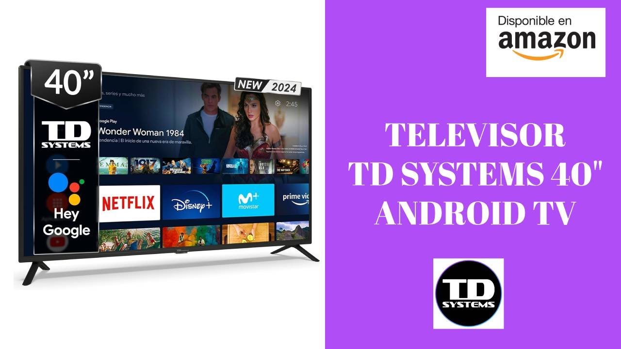 TD Systems Smart TV 40 Pulgadas Full LED HD, Google Official Assistant ...