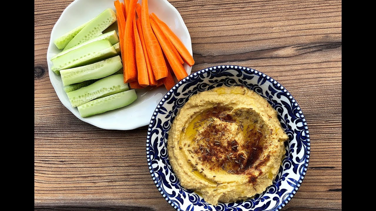 HUMMUS CON AJO ASADO ¡La mejor receta de hummus! | Saboreanda - YouTube