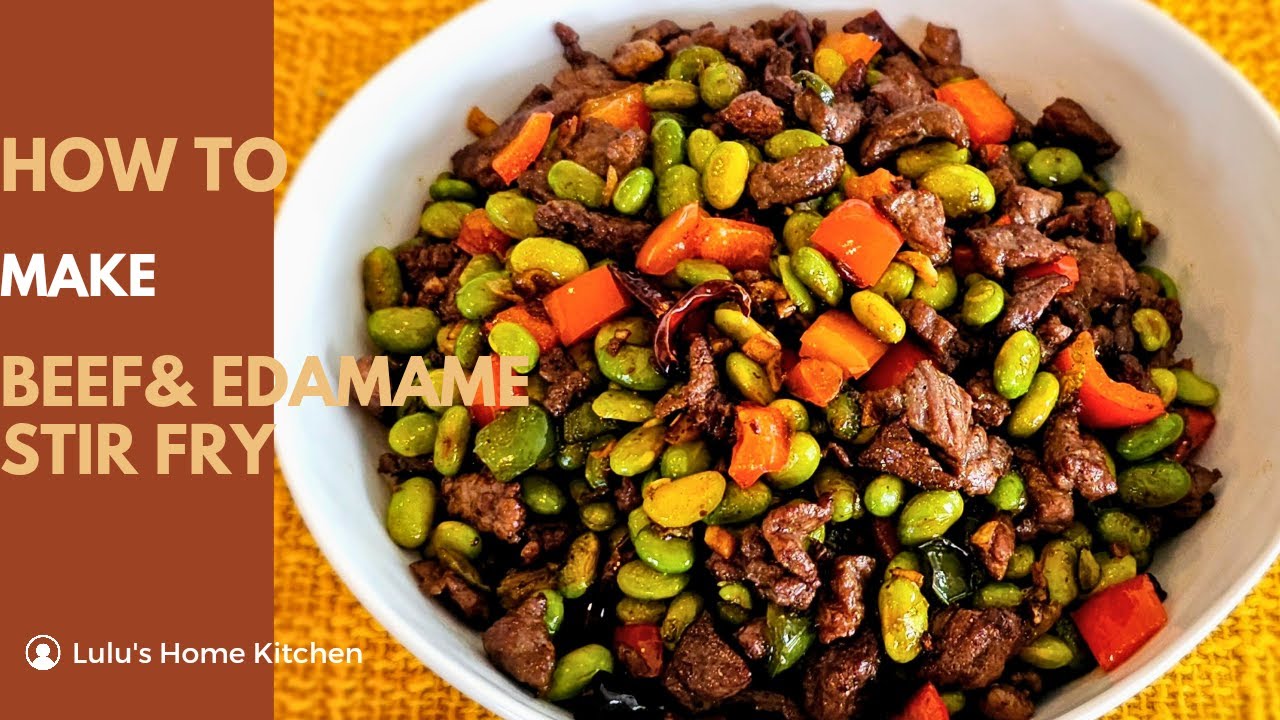 Level Up Your Cooking with Edamame & Beef Stir Fry - YouTube