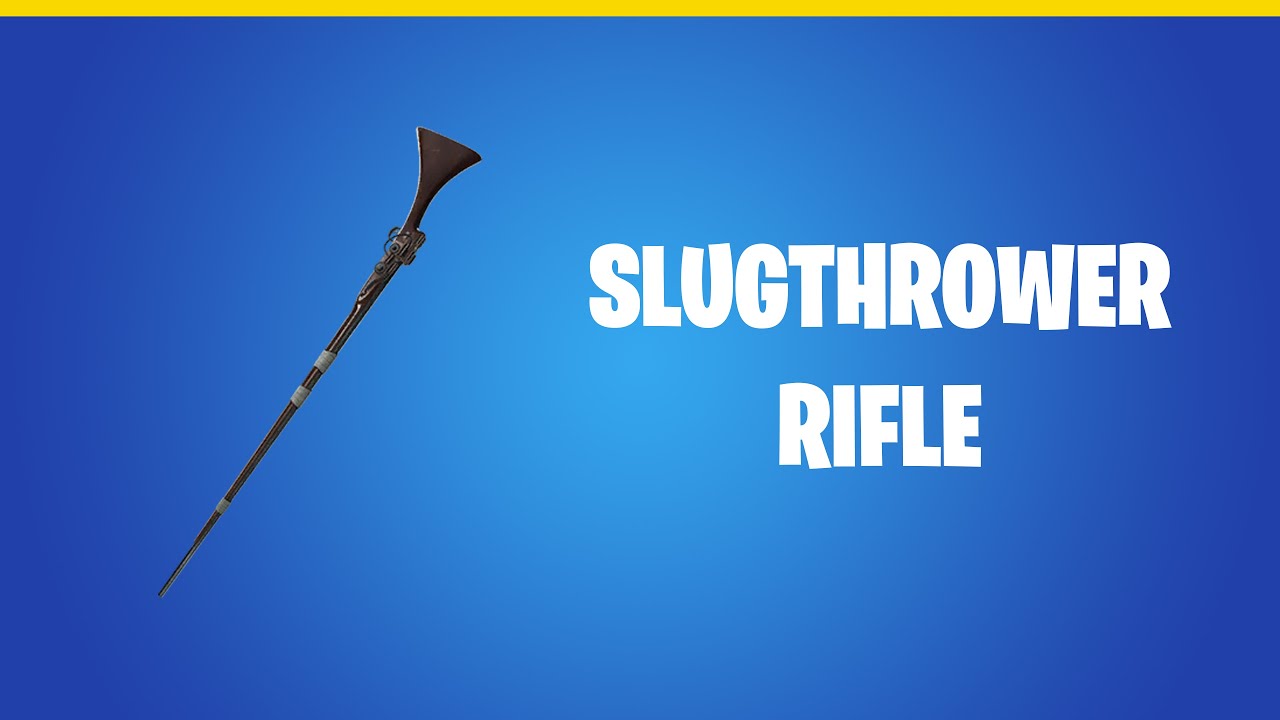 🔥 SLUGTHROWER RIFLE HARVESTING TOOL - 360 - FORTNITE 🦙 - YouTube