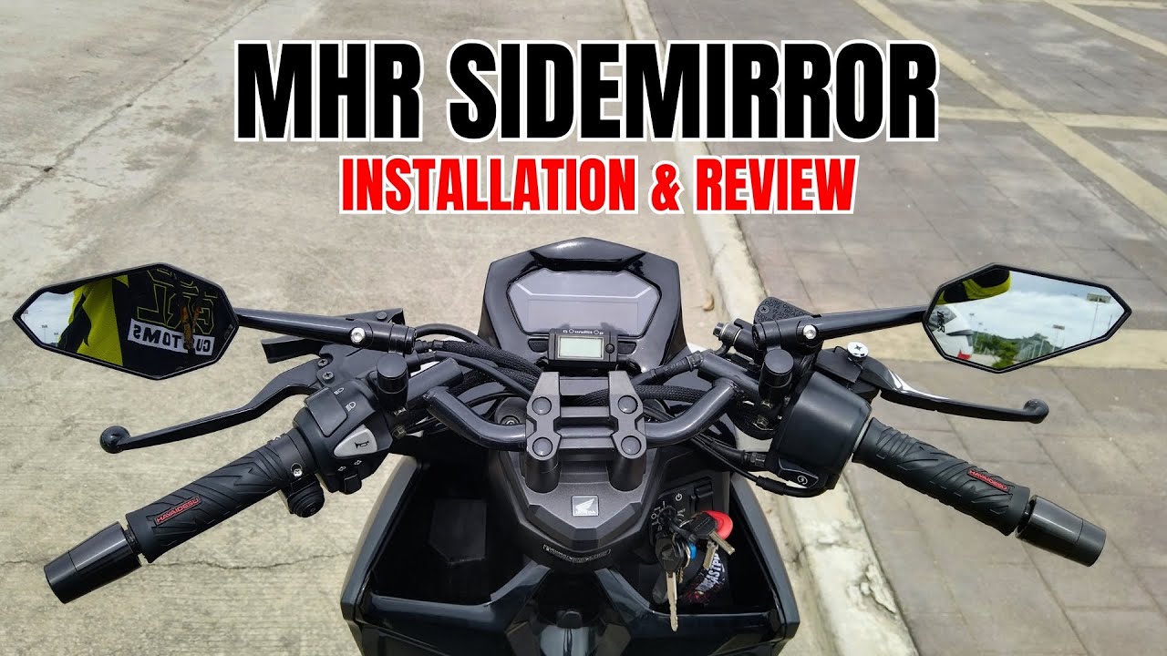 Honda Click V2 | MHR Sidemirror Installation - YouTube