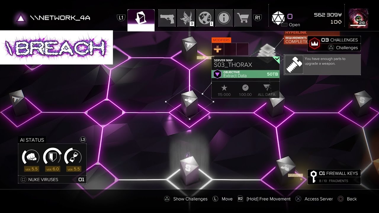 Deus Ex Mankind Divided™ - BREACH - NETWORK_4A - S03_THORAX - YouTube