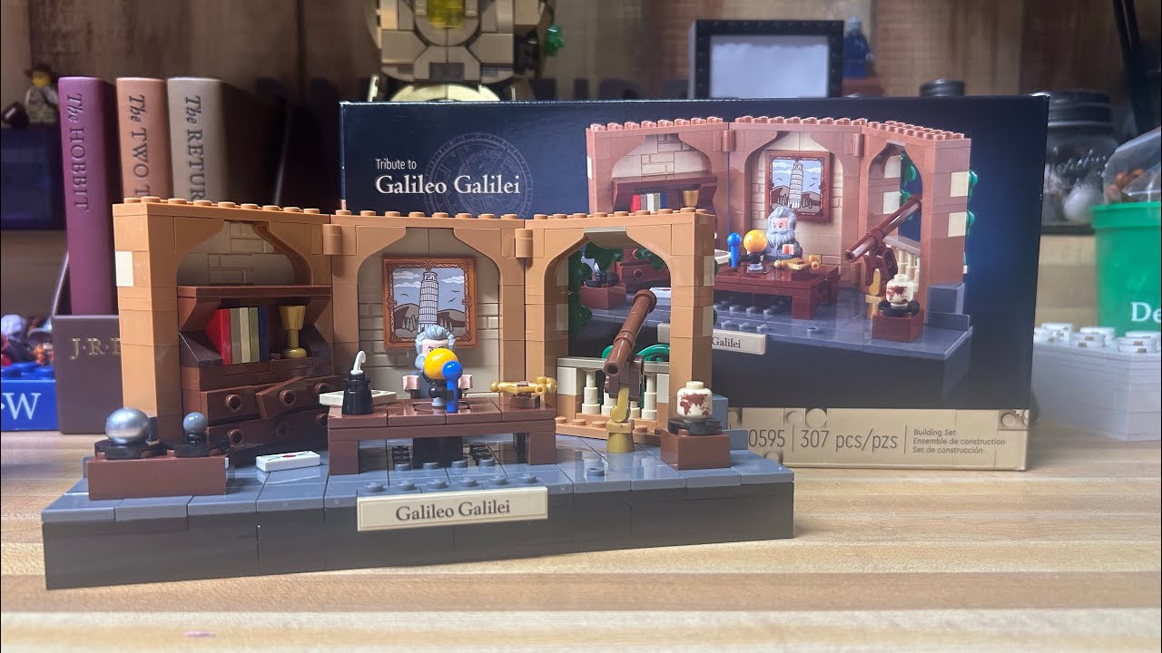LEGO IDEAS Set 40595 Tribute To Galileo Galilei *Review, Fixed* - YouTube