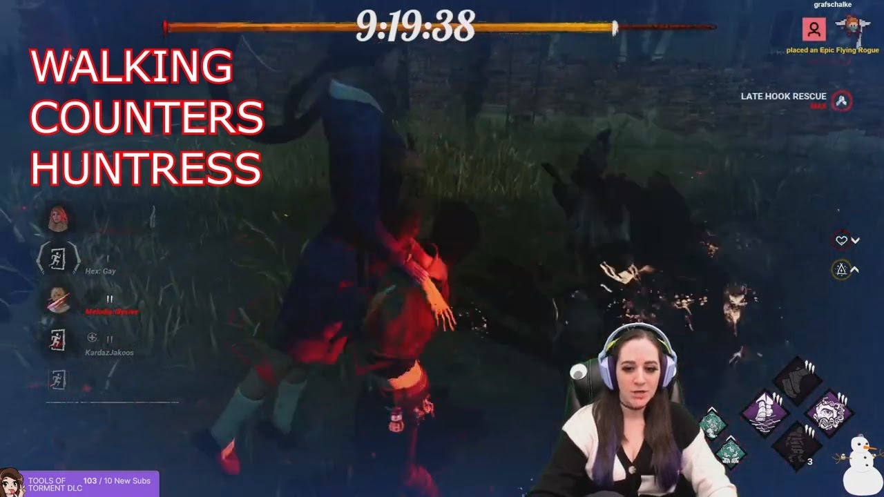 Walking Counters Huntress | Dead by Daylight - YouTube