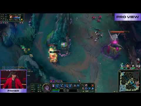 T1 Faker Sylas Pro View | T1 vs BRO | 2025 LCK Round 1-2 W7D2