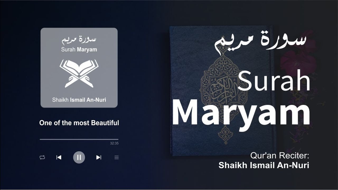RELAXING QURAN RECITATION | Surah Maryam - YouTube