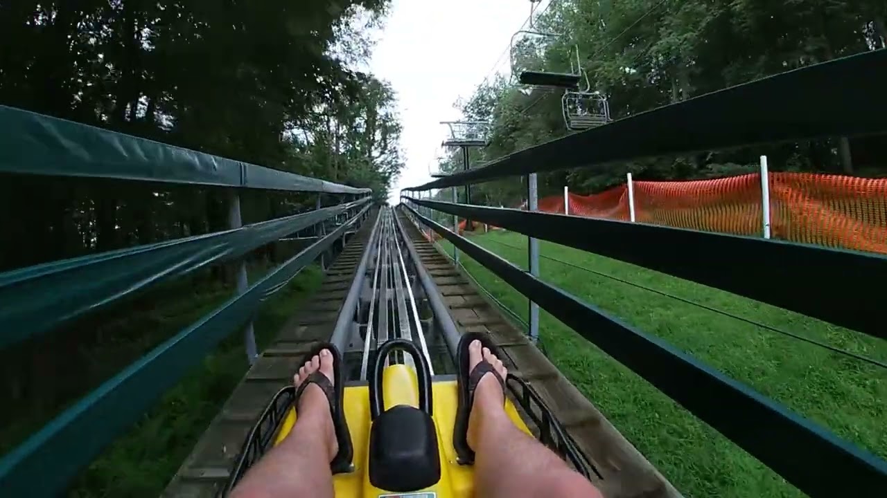 Mountain Coaster at Wisp Resort - YouTube