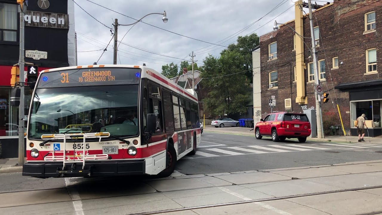 TTC (Toronto) - 31 Greenwood (Greenwood & Queen) - YouTube