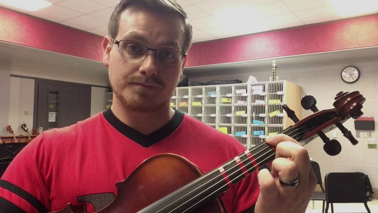 Viola - D major scale & arpeggio 2 octaves - YouTube