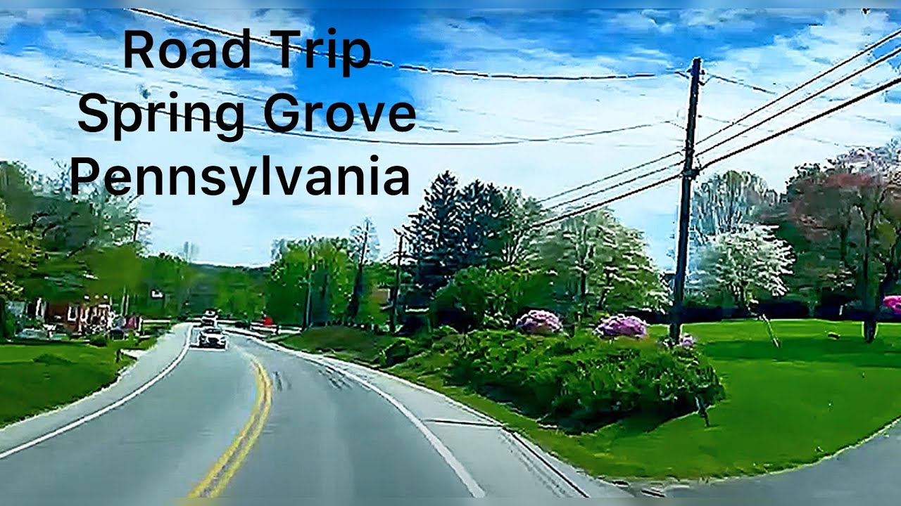 A road trip in Spring Grove, Pennsylvania ( 4K ) For POV Traveling ...