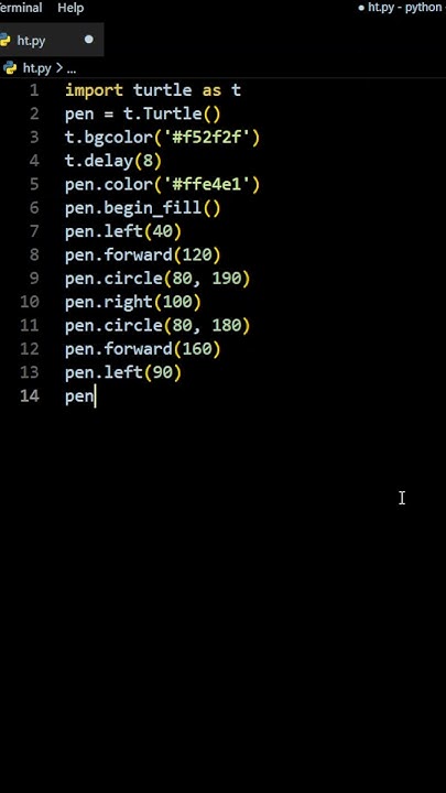 how programmers impress crush #python #turtle #viral #shorts #viralshorts - YouTube