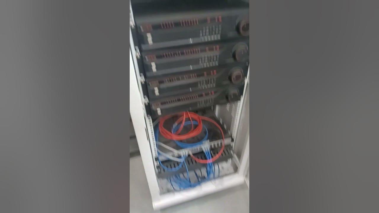 NVR installed in 24U Rack For CCTV - YouTube