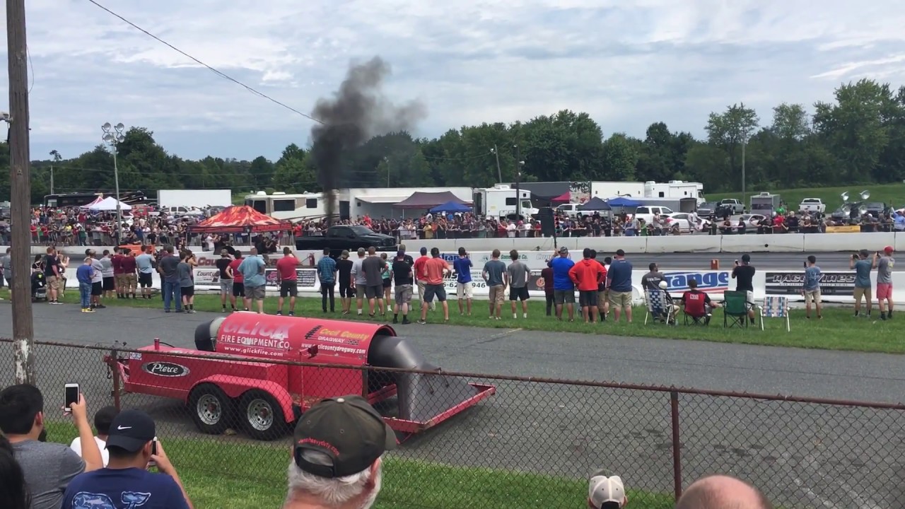 Triple Turbo Cummins Blows up on track - YouTube