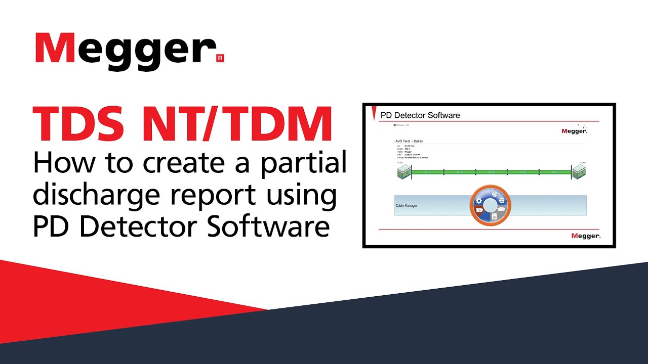 How to create a partial discharge report on the TDS NT/TDM using PD ...