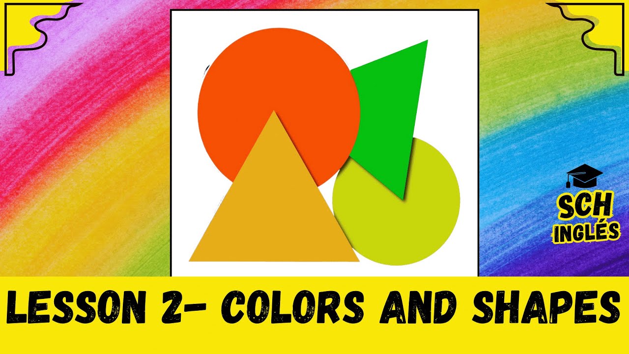 #2 Aprende los COLORES Y LAS FORMAS en inglés. Lección 2- VOCABULARY ...