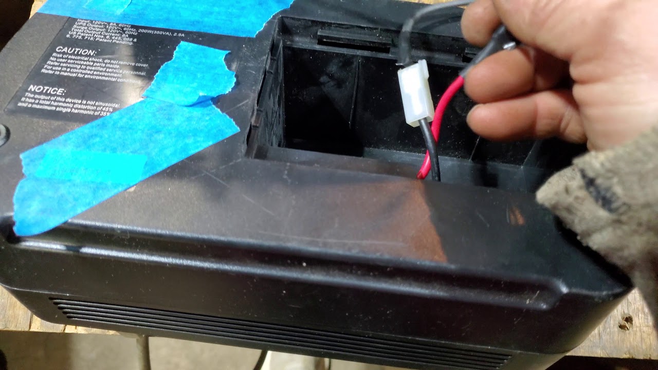 BATTERY BACKUP! How to easily Re-Power your APC emergency power supply ...