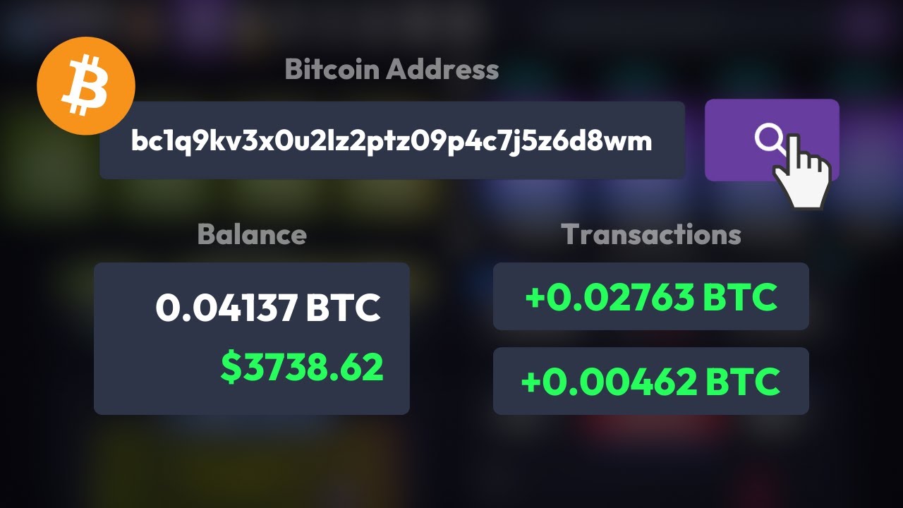 How to check Bitcoin Address Balance Step-by-Step Tutorial - YouTube