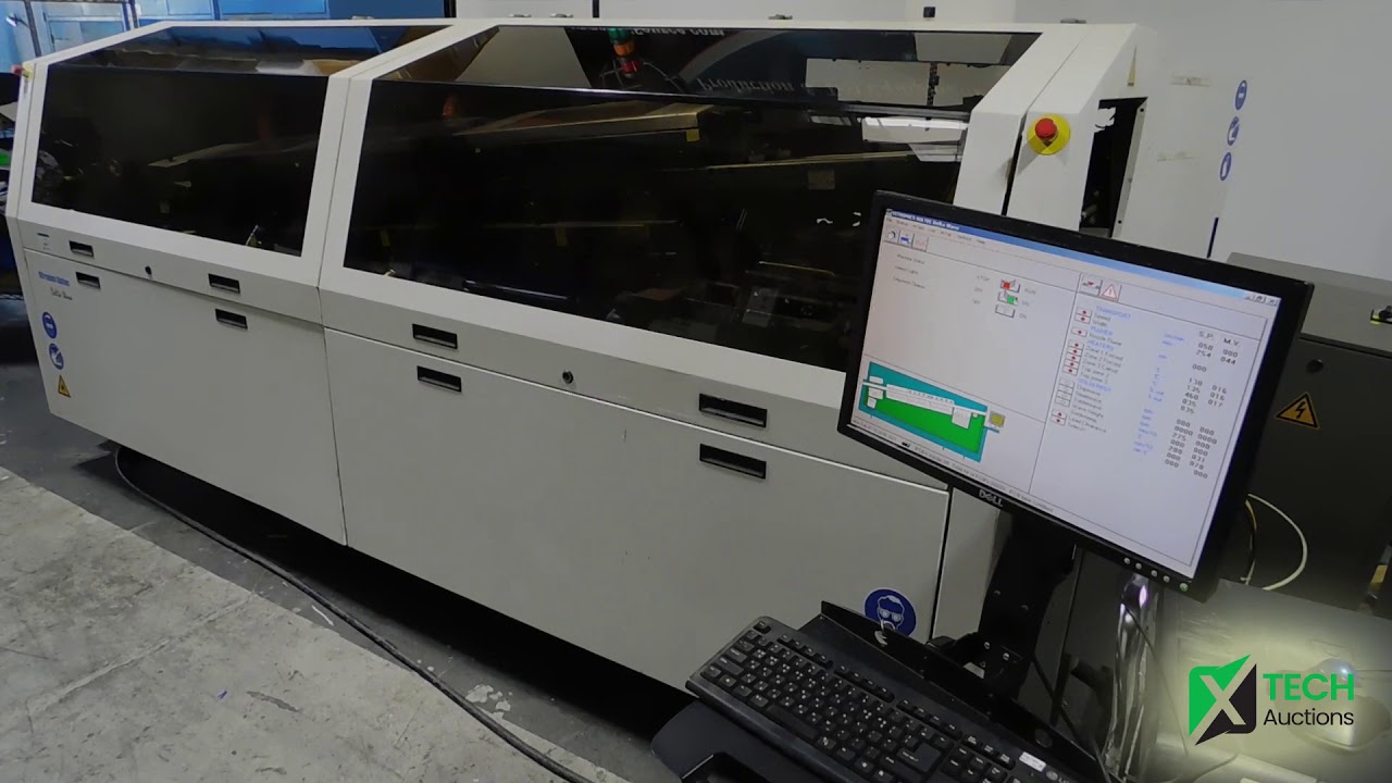 Vitronics Soltec Delta Wave 6622CC Wave Solder Machine - YouTube