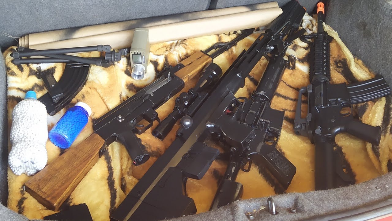 Fuzil m4 caseiro.. - YouTube