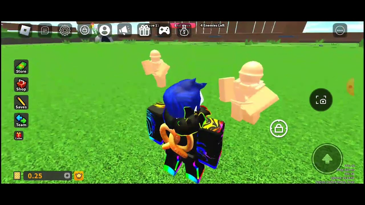 playing through Roblox toy defense - YouTube