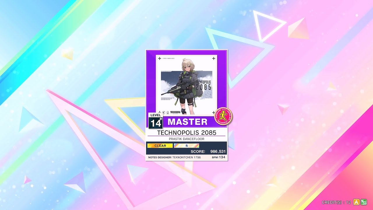 [CHUNITHM LUMINOUS PLUS] TECHNOPOLIS 2085 (MASTER : 14+) - YouTube