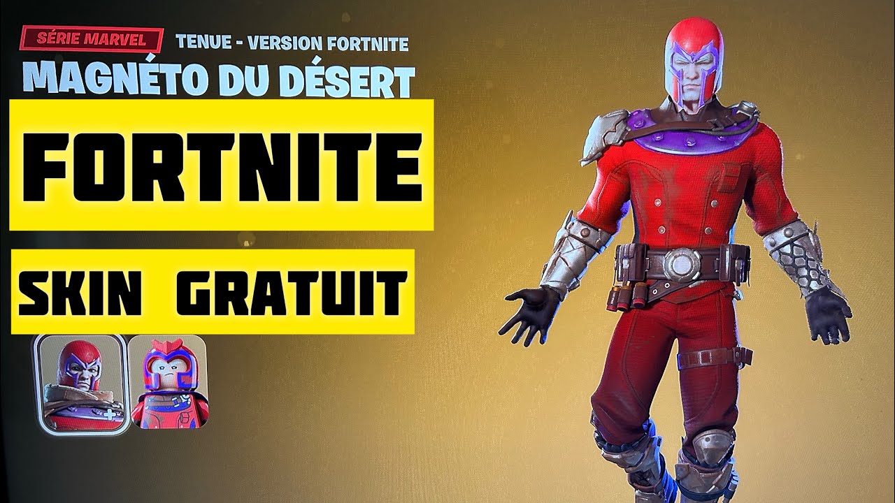 Obtenir le skin Magnéto Fortnite - YouTube