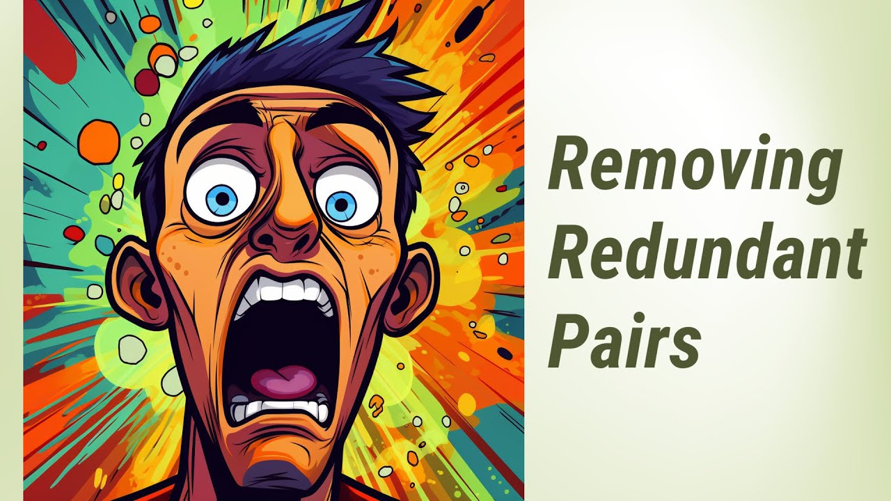 Editing Excellence: Removing Redundant Pairs - YouTube