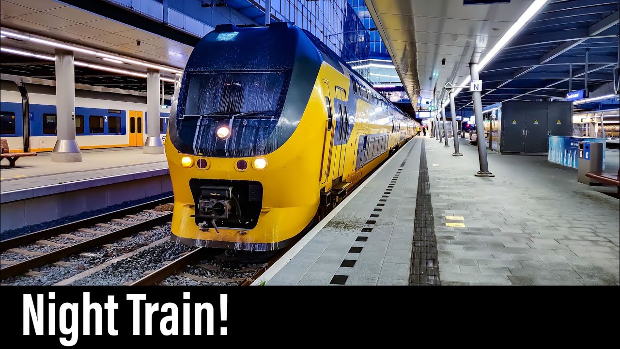Train Cab Ride NL / Night / Rotterdam - Amsterdam - Utrecht - Amsterdam ...