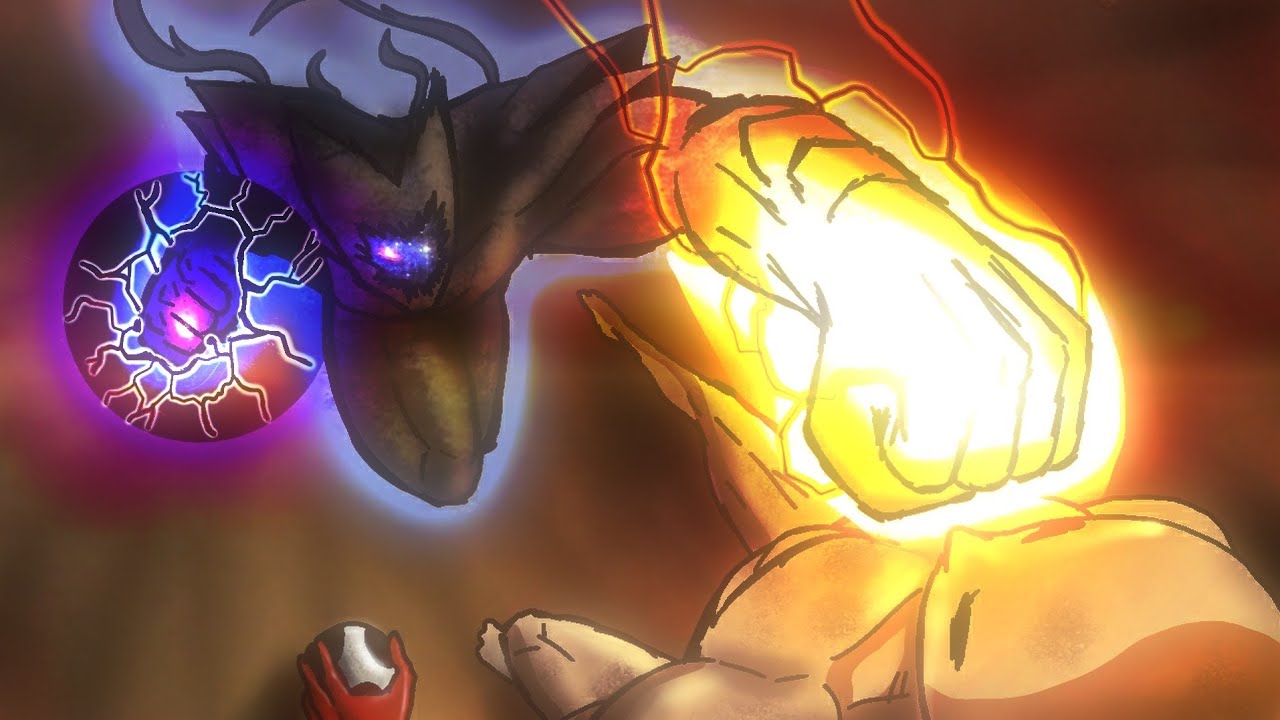 Saitama vs Cosmic Garou - Serious Table Flip | One Punch Man Chapter ...