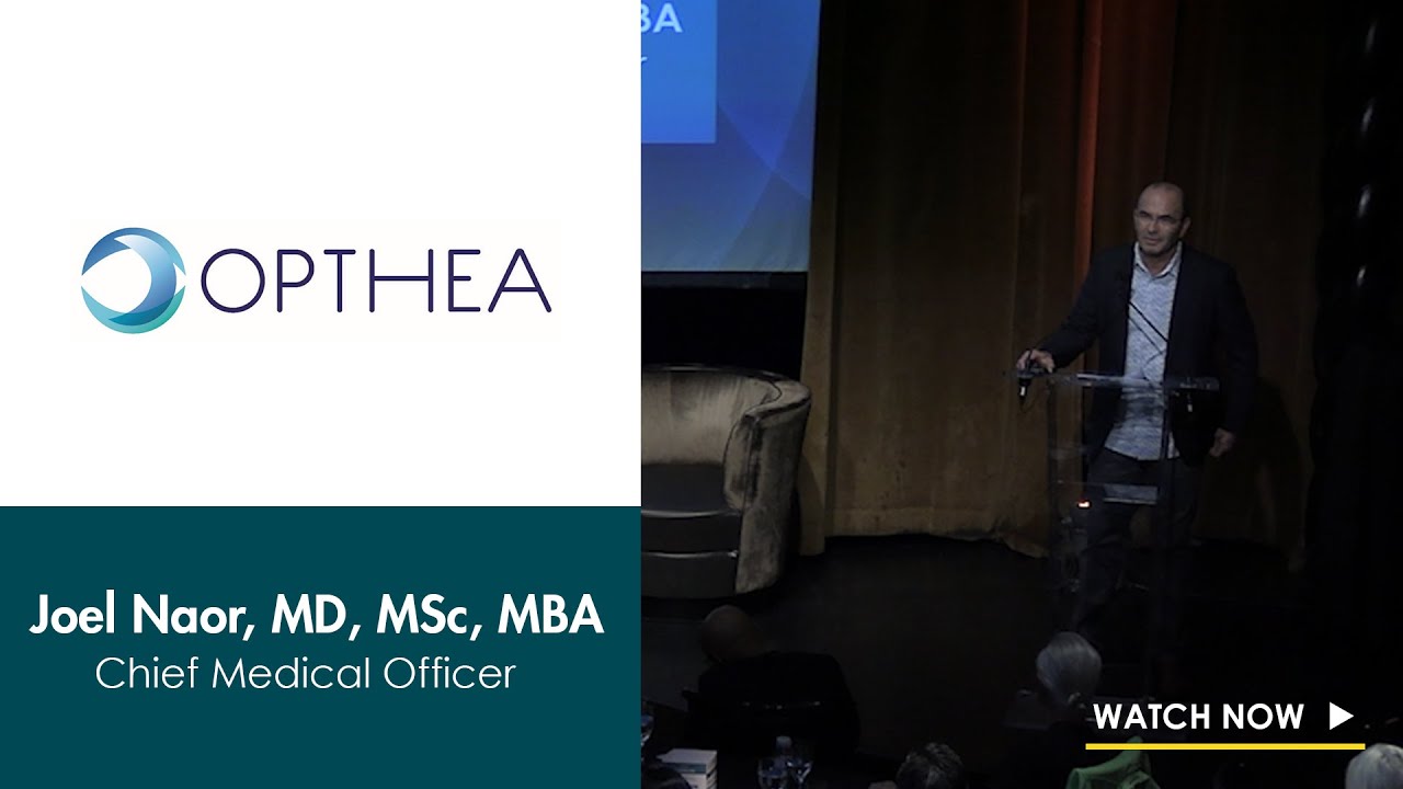 Opthea Limited - Joel Naor, MD, MSC, MBA - YouTube