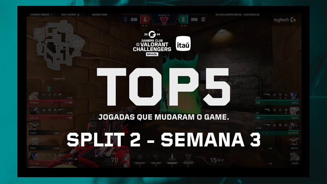 TOP 5 Jogadas que Mudaram o Game | Semana 3 | Segundo Split | GC ...