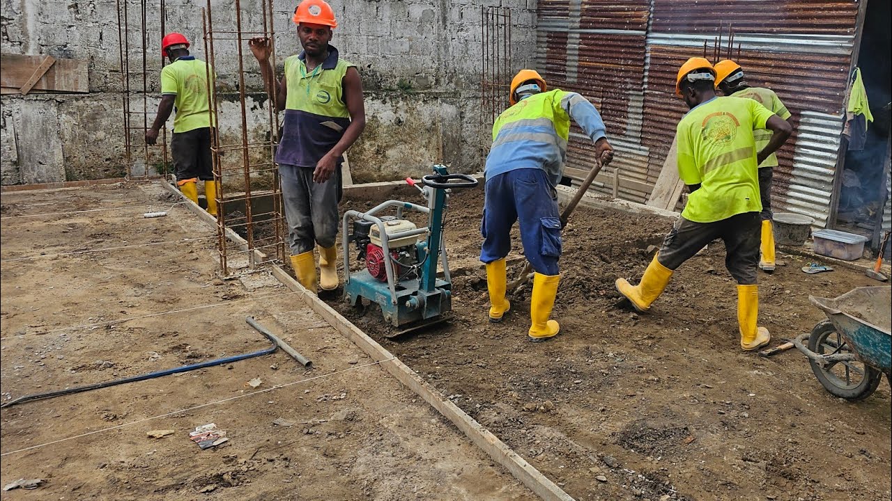 GCI: COMPACTAGE & BÉTONNAGE DE SOUS-PAVEMENT D'1 BÂTIMENT R+2 AVEC ...