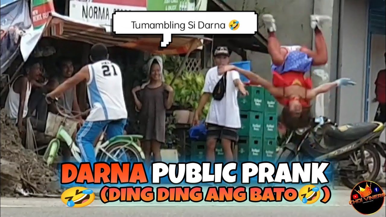 DARNA Public Prank (Ding Ang Bato) - Nag Back Thumbling Si DARNA HAHAHAH - Choi Viners - YouTube