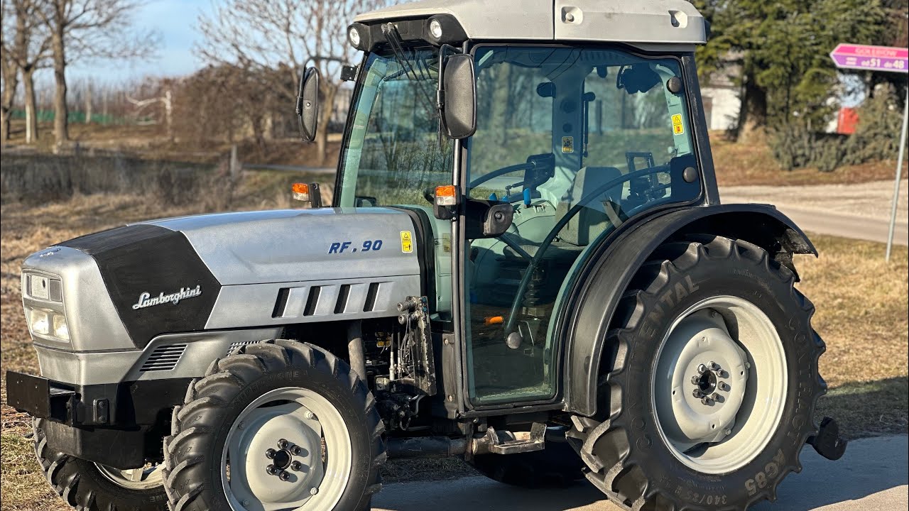 Ciągnik sadowniczy Lamborghini RF90 / mechaniczny rewers biegów ...