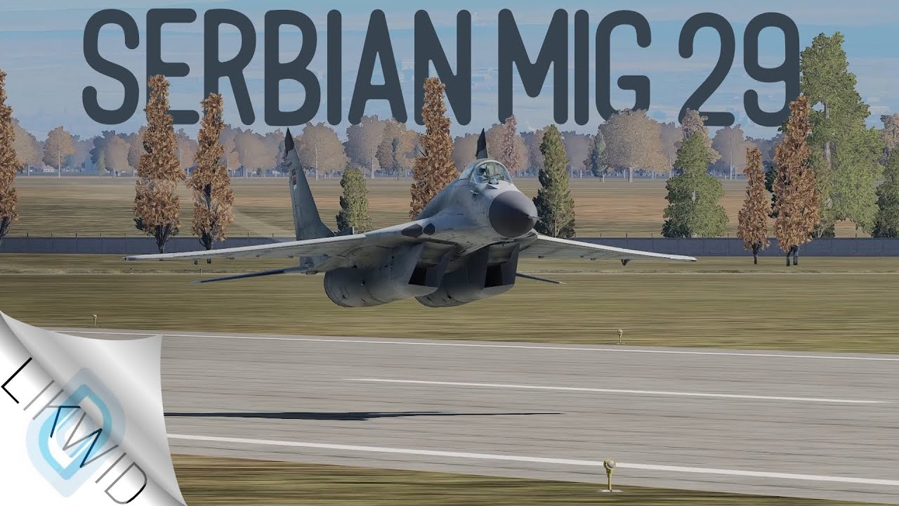 Mig 29 Demo Flight - Serbian Air Force - DCS 2.9 - YouTube